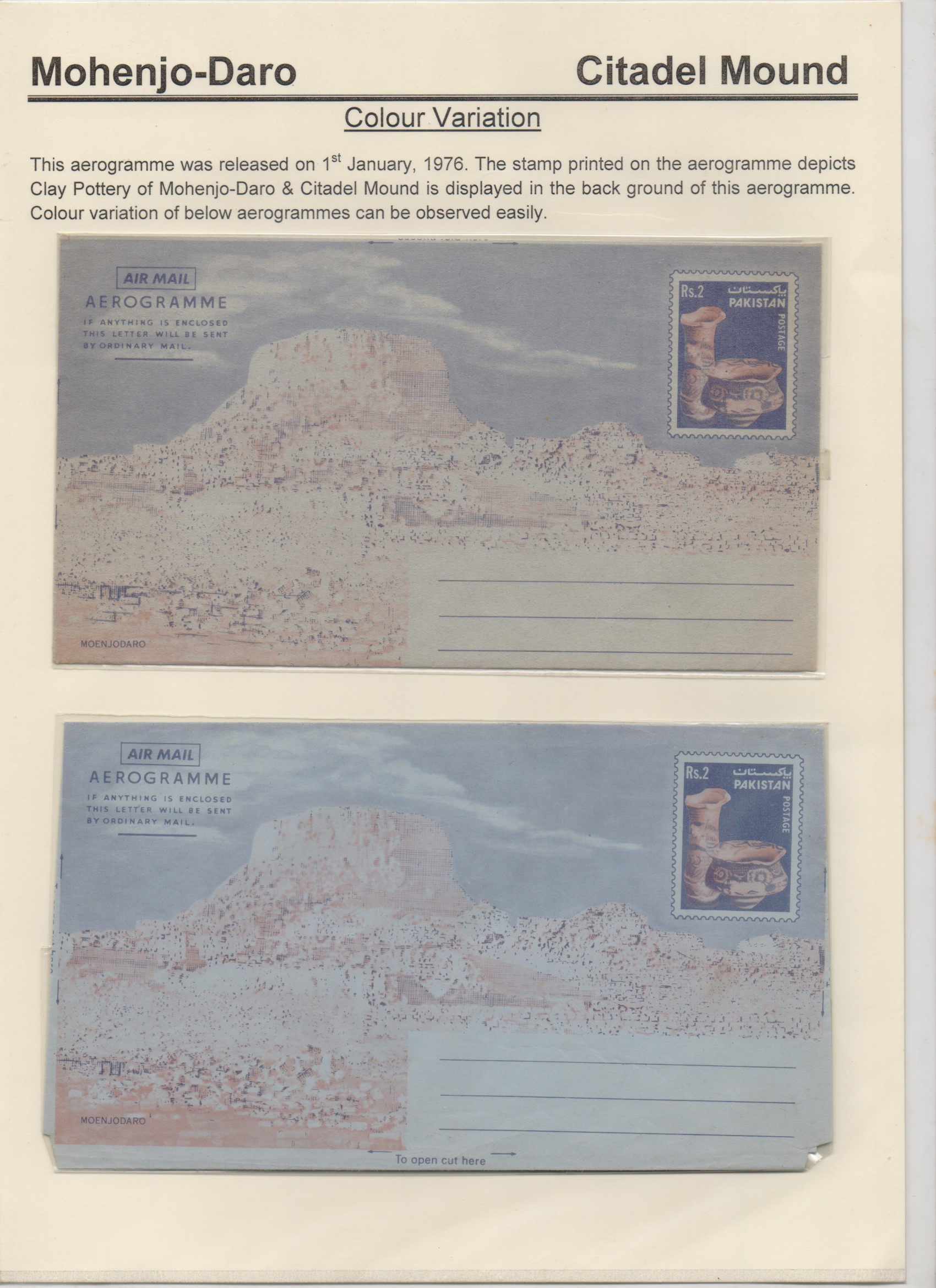 Mohenjo Daro – Frame 2 – Peshawar 2024 National Virtual Stamp Show